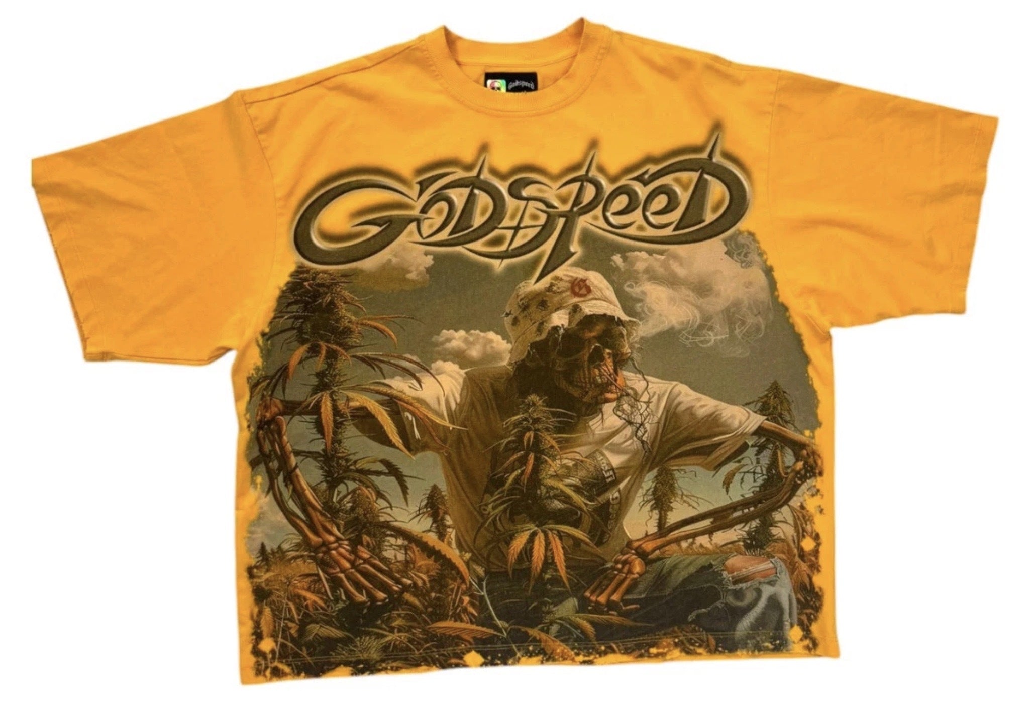 Godspeed Outdoor Yellow Tee – Overtime By Timeless